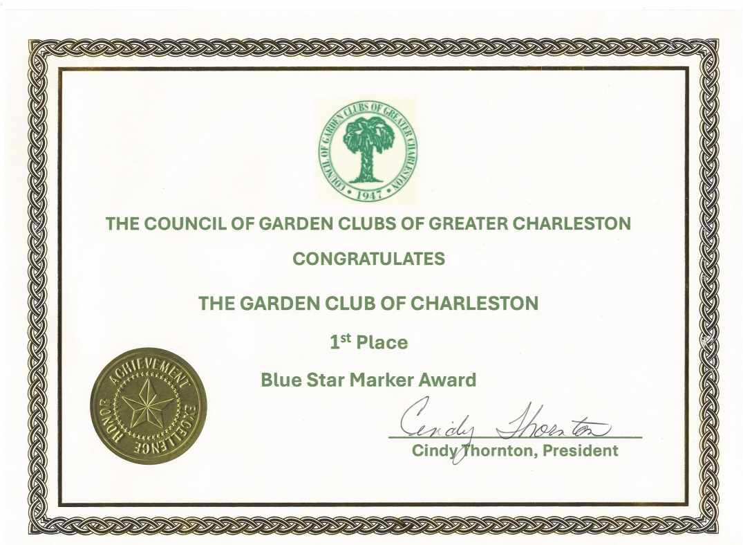 The Garden Club of Charleston, Inc - Photo Gallery